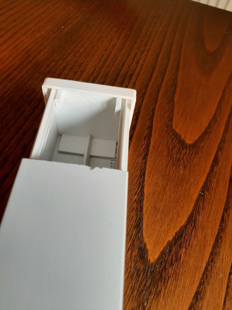 Trunking End Cap Maxi PVC 50mm x 50mm - Pinshape