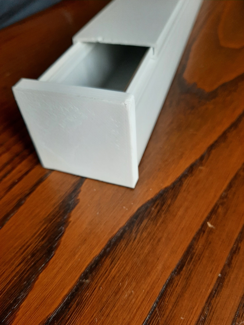 Trunking End Cap Maxi PVC 50mm x 50mm - Pinshape
