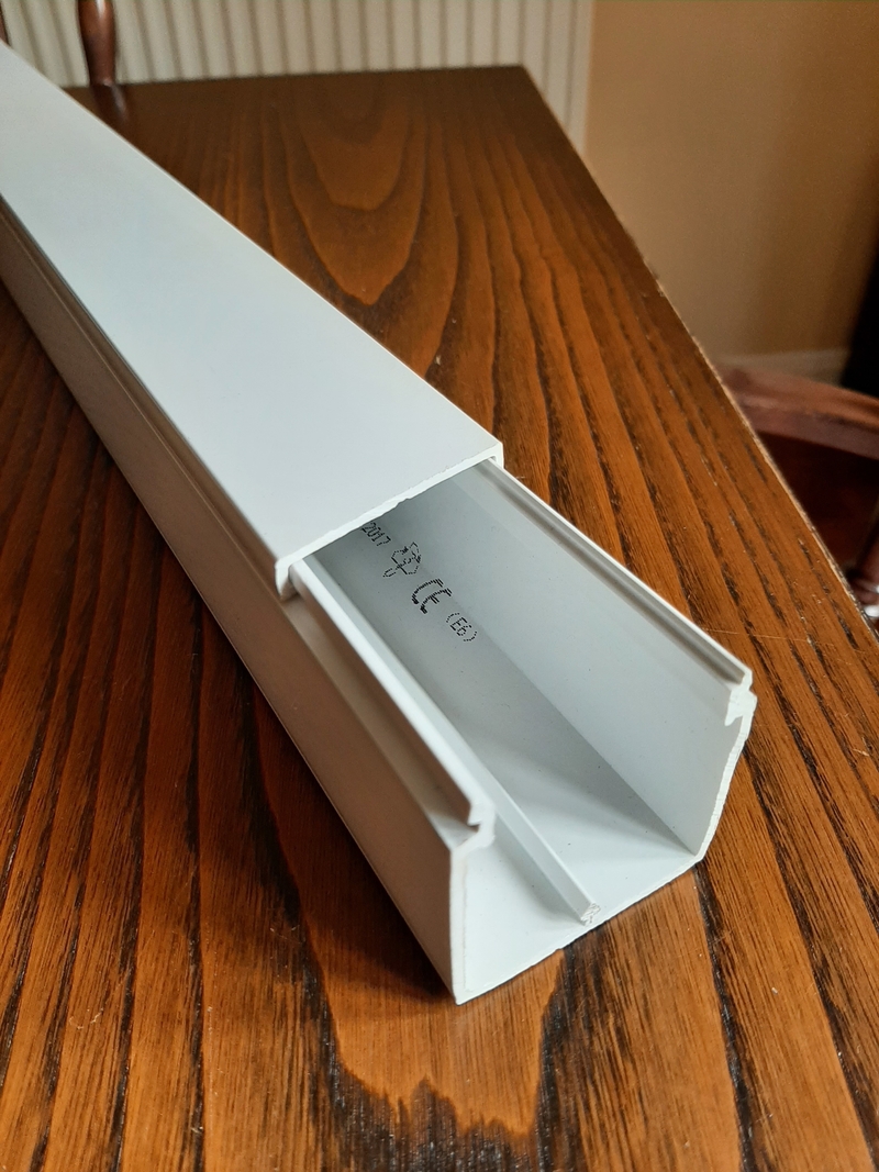 Trunking End Cap Maxi PVC 50mm x 50mm - Pinshape