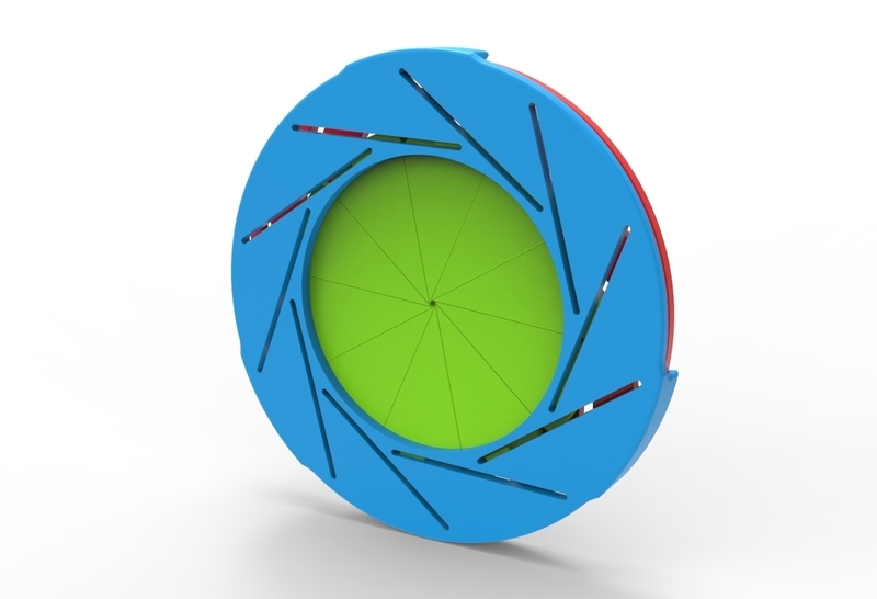iris diaphragm mechanism - Pinshape