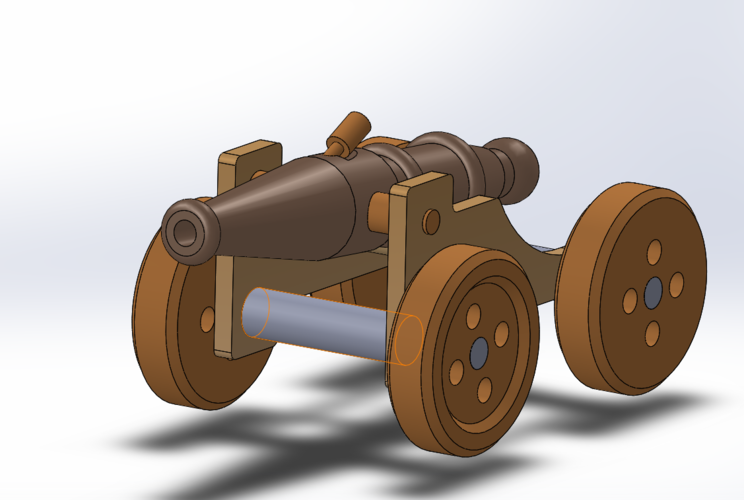 3D Printed cannon by saithankudas | Pinshape