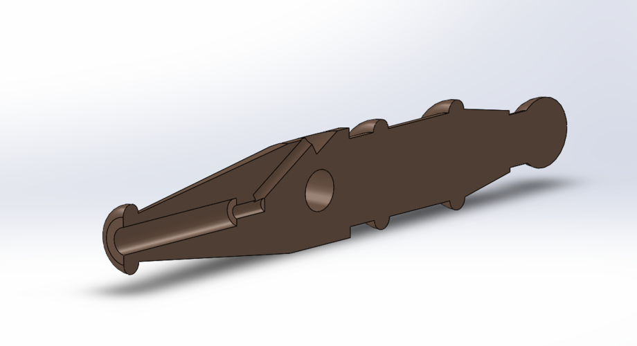 3D Printed cannon by saithankudas | Pinshape