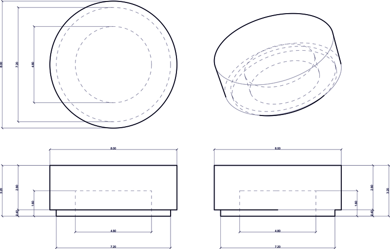 LEGO Round Flat Tile 1X1 - Pinshape