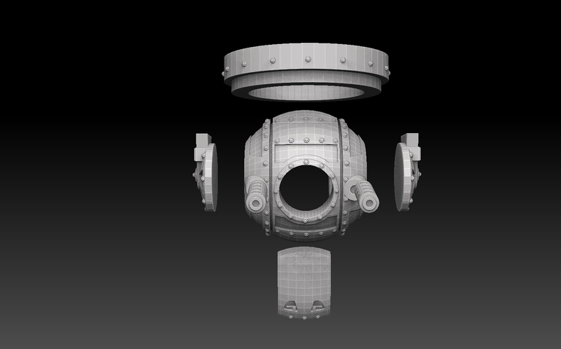 Ball Turret - Pinshape