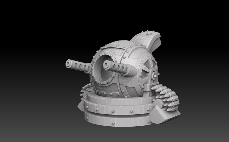 Ball Turret - Pinshape