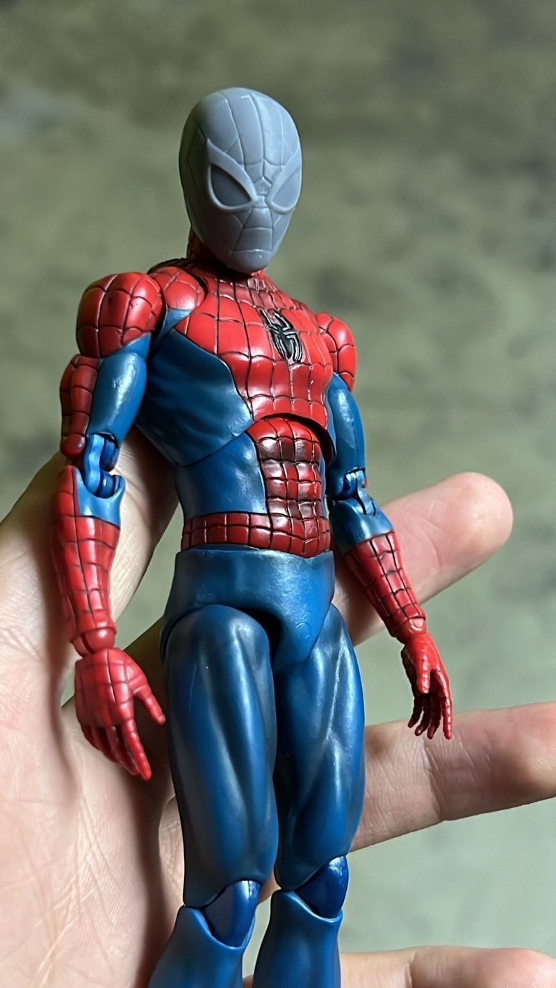 mafex 075 Spider-Man custom head - Pinshape
