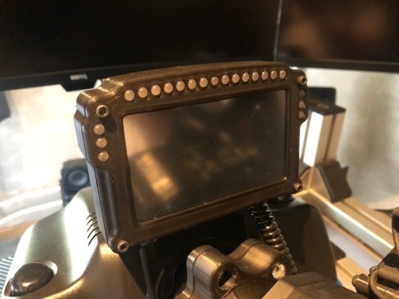 DIY Dash with 4.3" display & RGB leds - Pinshape