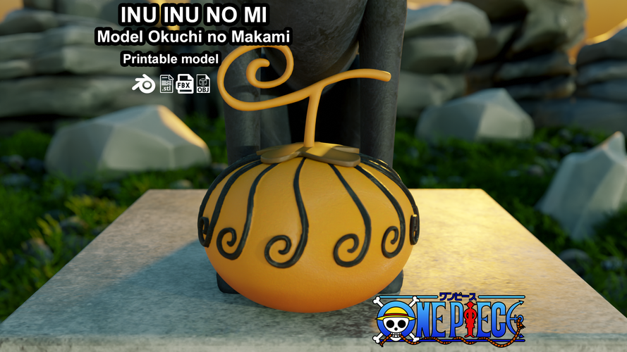 3D Printed INU INU NO MI - MODEL OKUCHI NO MAKAMI - ONE PIECE by ...