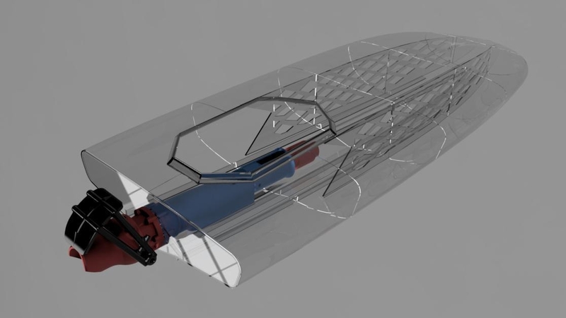 jet drive boat big scale - Pinshape