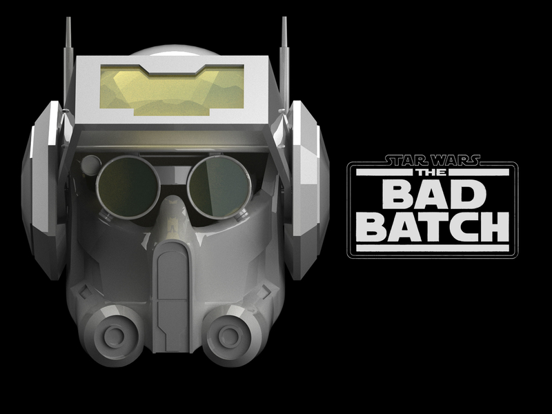 TECH HELMET The Bad Batch - Pinshape