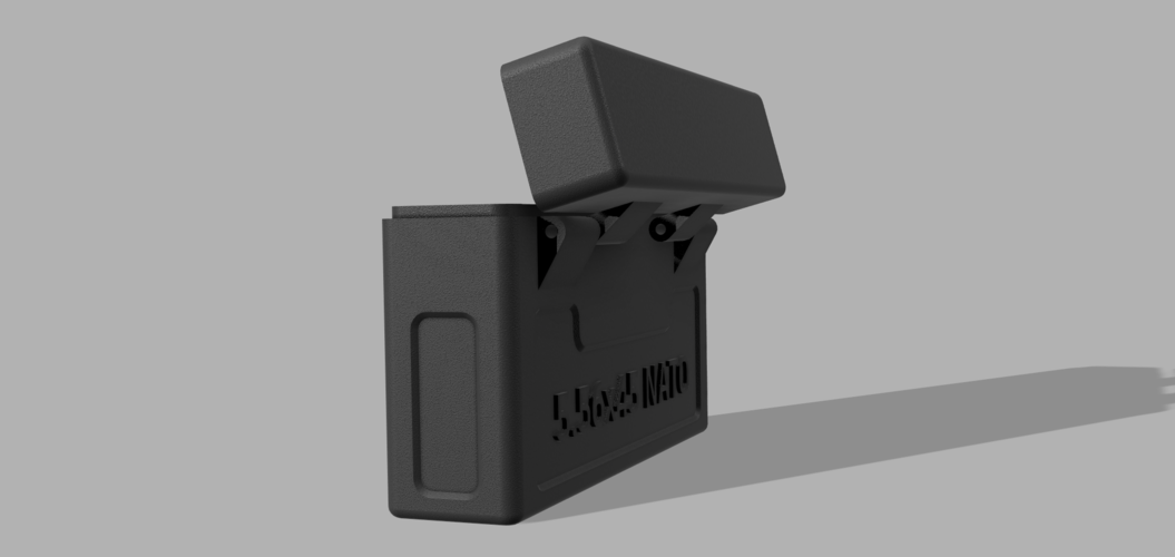 3D Printed Boite à munitions / Ammunition box 5.56x45 x20 Longue by ...