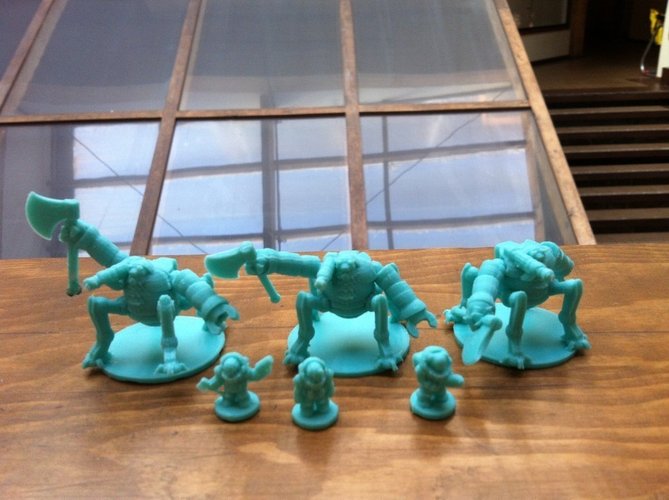 3d Printed Dwarven Mech By Dutchmogul Pinshape