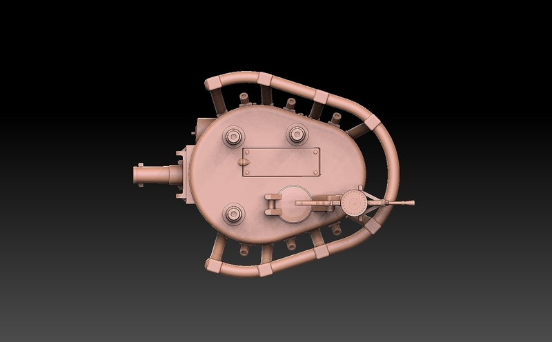 T35 Tank Turrets - Pinshape