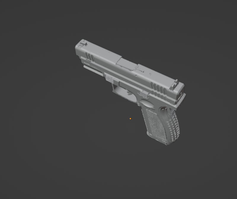 Pistol Springfield Armory XD Prop gun - Pinshape