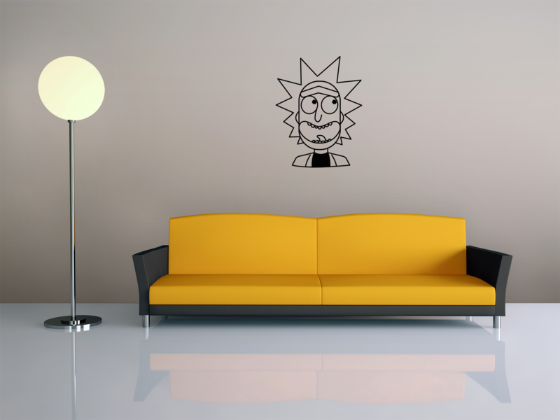 Rick | Rick and Morty | Wall - Pinshape
