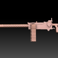 M1919 Browning 30 cal Machine Gun - Pinshape