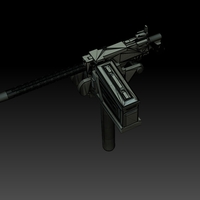 M1919 Browning 30 cal Machine Gun - Pinshape