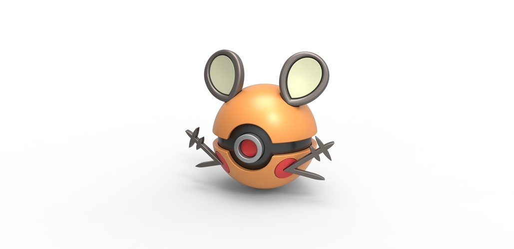 3D Printed Pokeball Dedenne by CosplayItemsRock | Pinshape