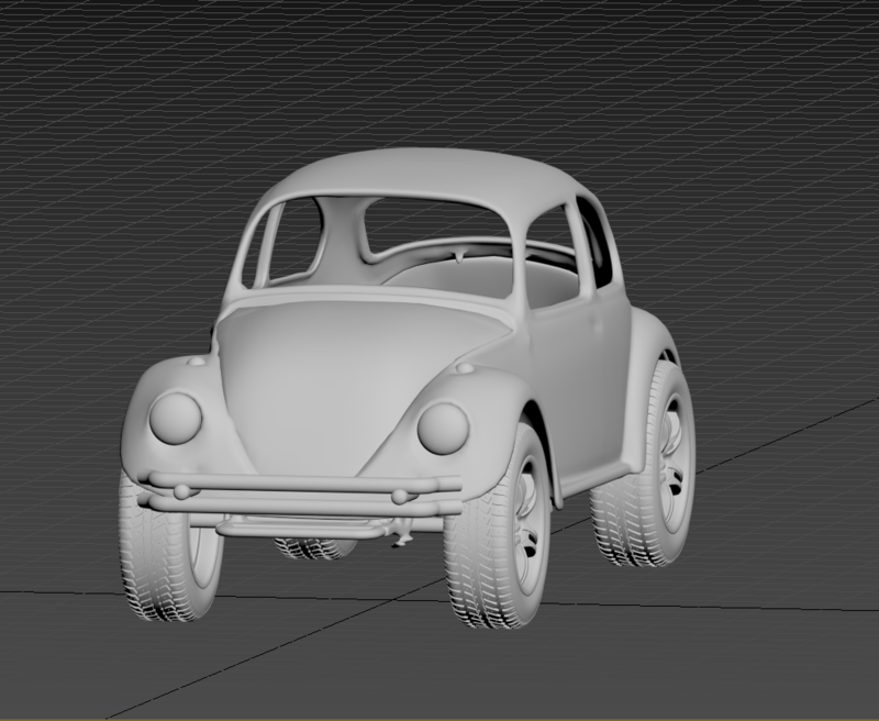 BAJA BUG CAR 3D PRINT MODEL - Pinshape