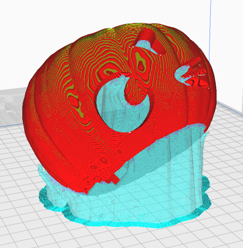 Jack-O-Lantern - Attitude (Solid and Hollow Versions) - Pinshape