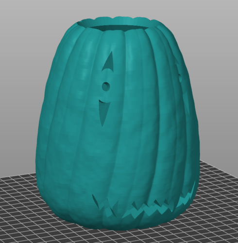 3D Printed Jack-O-Lantern - Tall 'n' Spooky (Solid and Hollow Versions) by Mechanagon | Pinshape