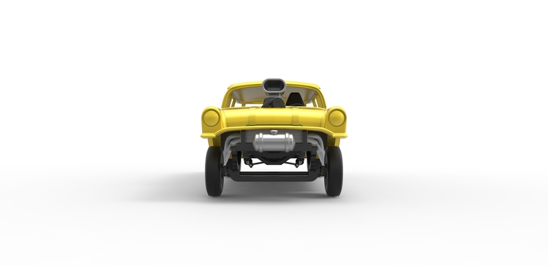 Diecast Gasser Scale 1:25 - Pinshape