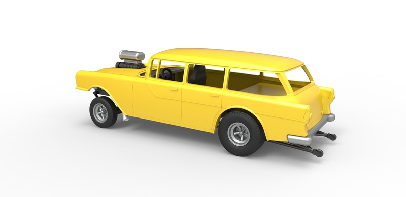 Diecast Gasser Scale 1:25 - Pinshape