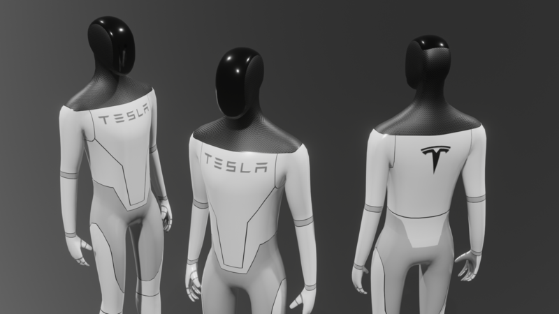 Tesla Bot 3D Model - Pinshape