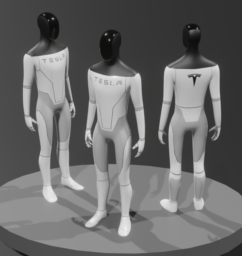 Tesla Bot 3D Model - Pinshape