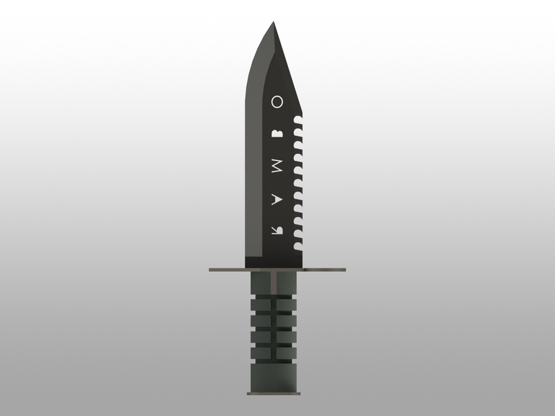 m9 bayonet - Pinshape