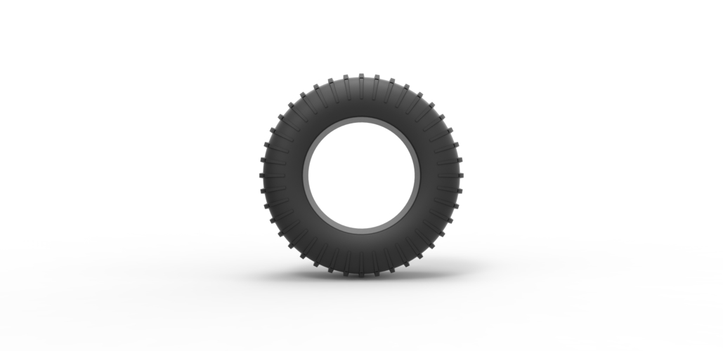 3D Printed Diecast Dune buggy rear tire 20 Scale 1:25 by TechItemsRock ...