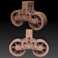 American WW2 Tank Tracks And Components - Pinshape