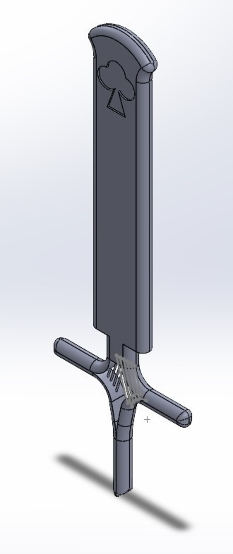 Mini Sword for Keychain/Lanyard - Pinshape