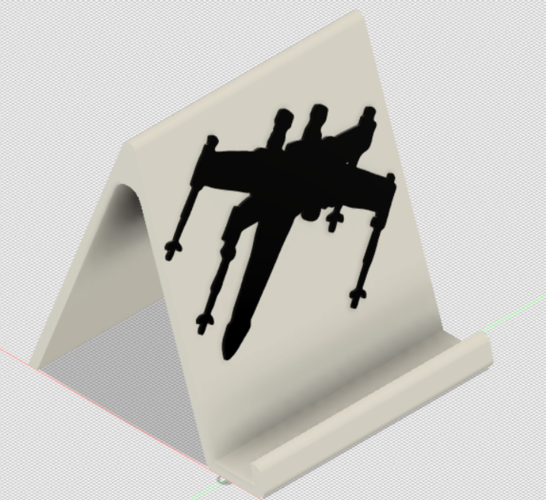 3D Printed Star Wars X Wing Phone Stand by kevinbo | Pinshape