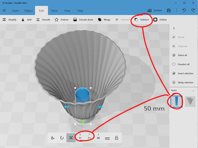 3D Printed Petallits BELL by Fekla | Pinshape