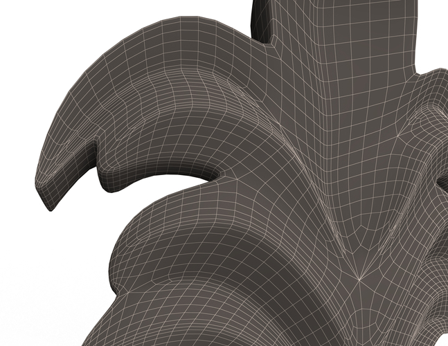 3D Printed Leave Ornament Plaster Molding Decoration CNC by xaqani ...