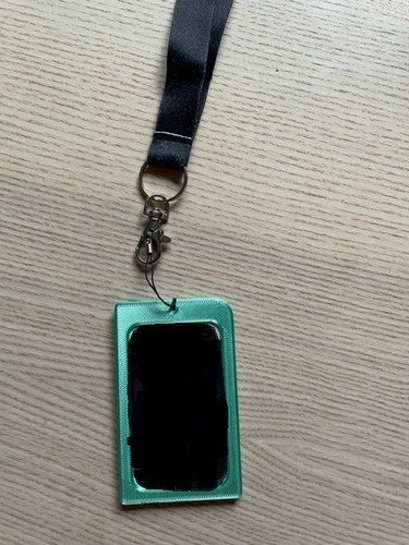 3D Printed Badge holder for identification card. Badgeholder by ...