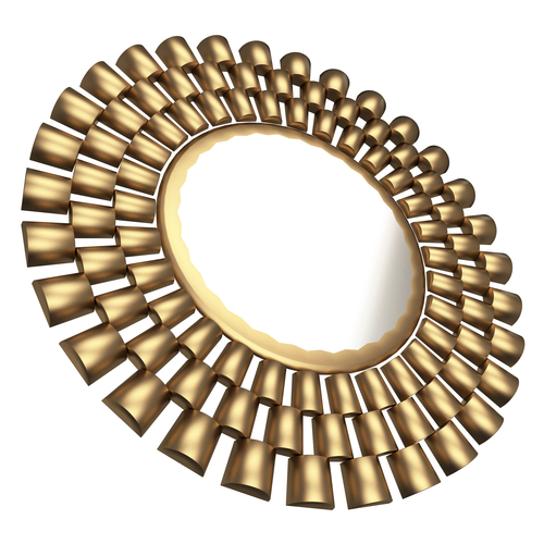 3D Printed Round Mirror Wall Art Decor by xaqani ahmadov | Pinshape