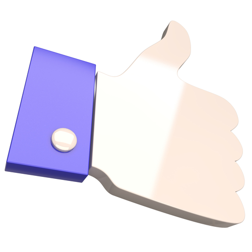 3D Printed Like Symbol 02 by xaqani ahmadov | Pinshape