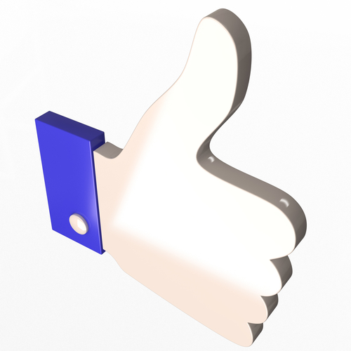 3D Printed Like Symbol 02 by xaqani ahmadov | Pinshape