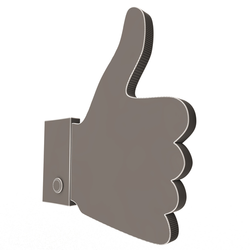 3D Printed Like Symbol 02 by xaqani ahmadov | Pinshape