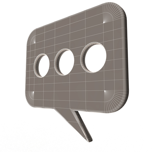 3D Printed Message Symbol by xaqani ahmadov | Pinshape