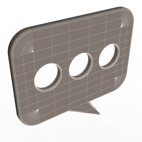 3D Printed Message Symbol by xaqani ahmadov | Pinshape