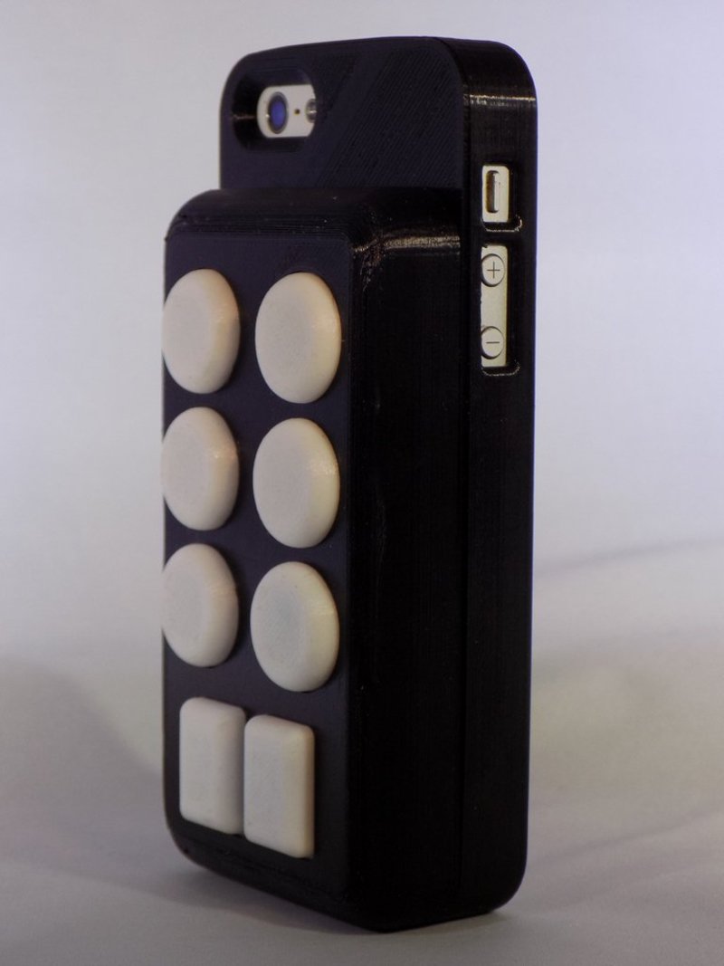 BrailleTooth -- Bluetooth Braille Keyboard - Pinshape