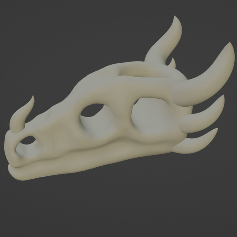 CUSTOMIZABLE SKELATON DRAGON - Pinshape