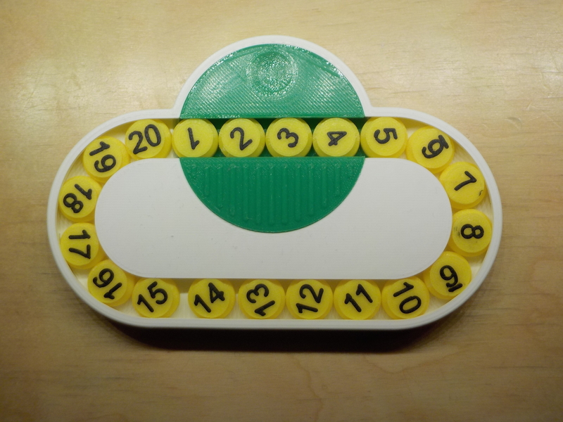 Top spin puzzle - Pinshape