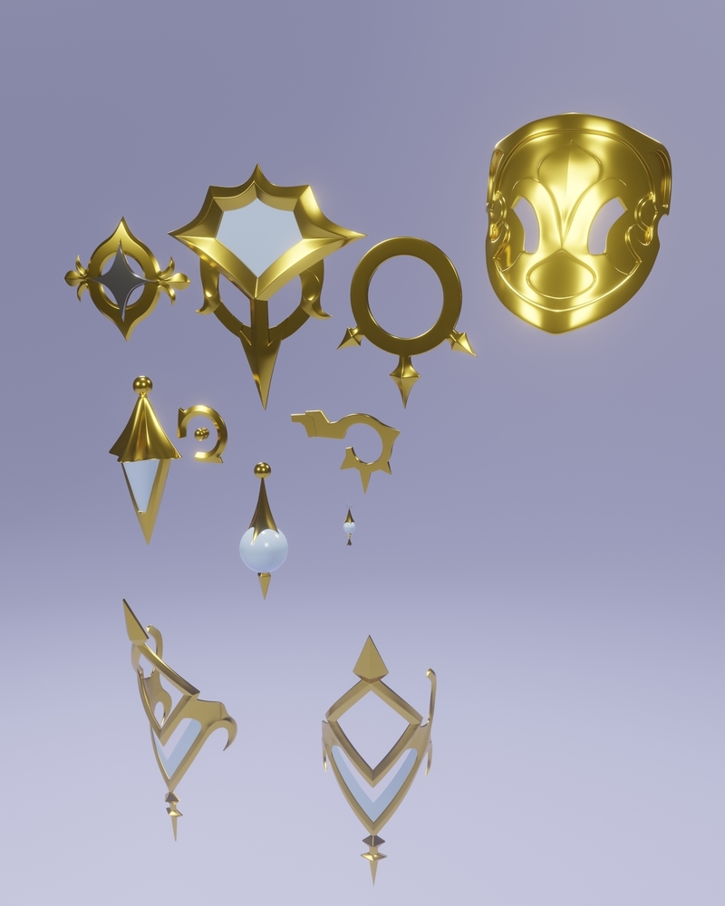 Genshin Impact Aether Cosplay Set - Pinshape