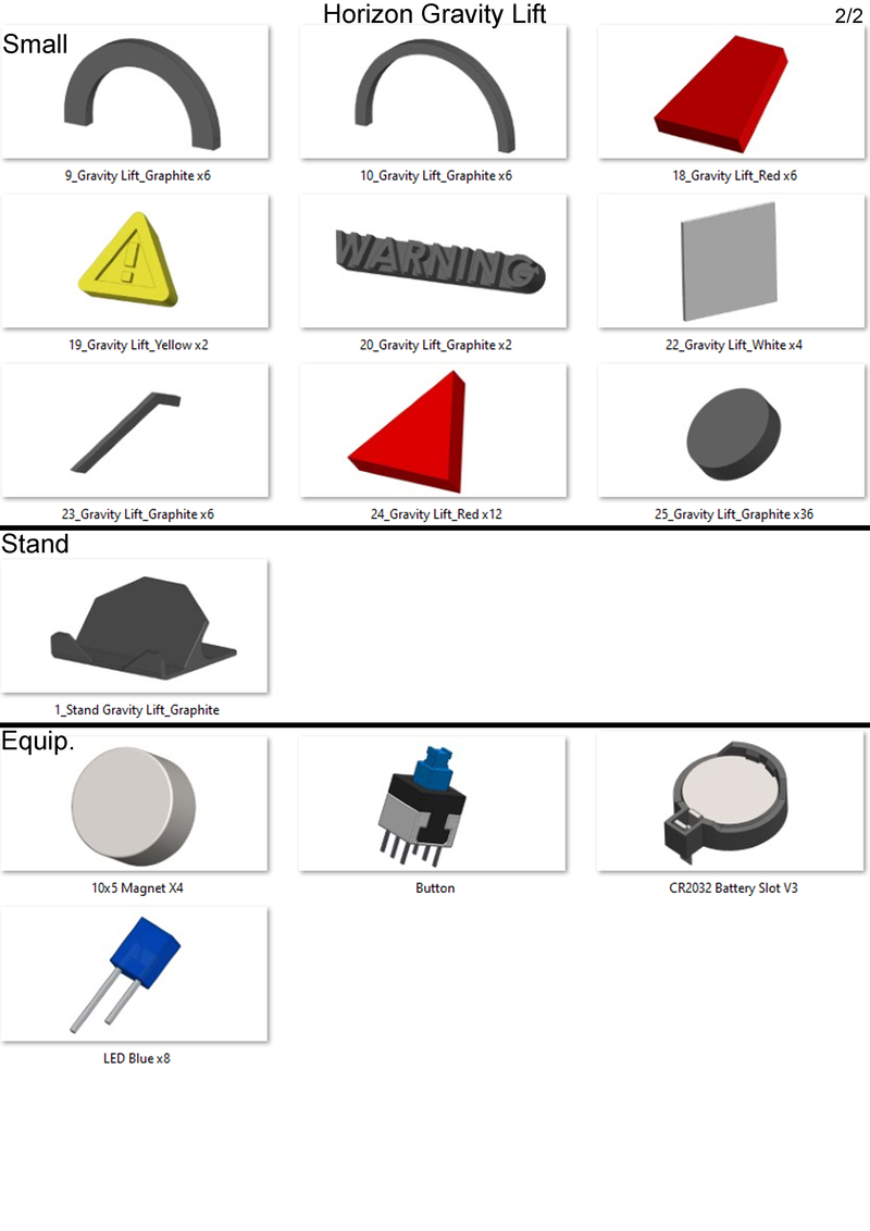 Horizon Gravity Lift - APEX - Printable 3d model - STL files - Pinshape