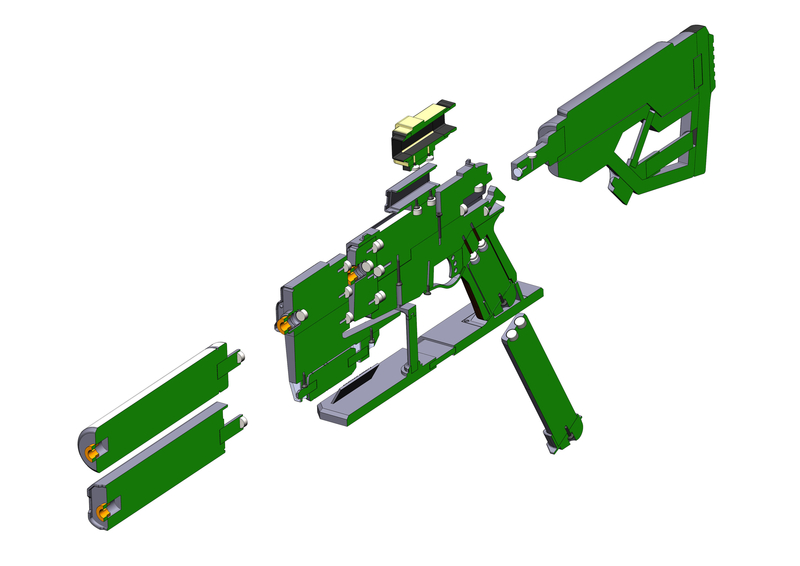 10mm Pistol - Fallout 4 - Printable model - STL files - Pinshape