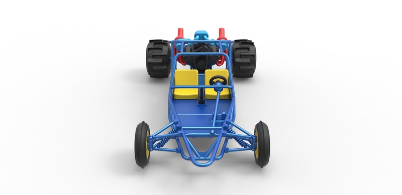 Diecast Sand drag Rail buggy Scale 1:25 - Pinshape